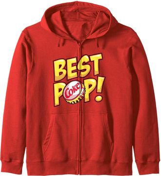 Coca Cola Ware Classic Best Pop! Cap Vintage Big Chest Text Logo Kapuzenjacke