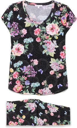 Johnny Was The Bobbie Cropped-Pyjama - Schwarz