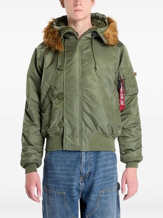 Alpha Industries Heritage-Jacke mit Kapuze - Gr&uuml;n