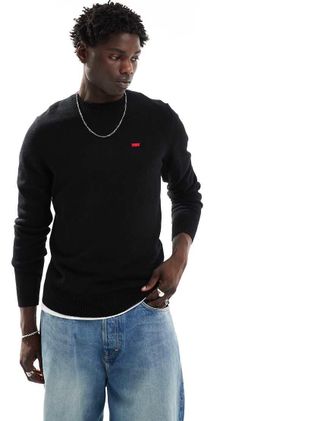 Levi's Original - Pull en maille avec logo de la marque - Noir