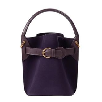 Generic Sac seau tendance en cuir synth&eacute;tique avec sangle r&eacute;glable pour femme, travail, shopping, voyage, usage quotidien, violet