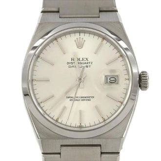 Rolex Montre Oysterquartz en acier inoxydable Pre-owned - Femme - Pre-owned - Gris - Taille: ONE Size
