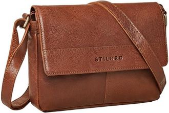 STILORD Miley Élégant Sac Bandoulière Femme Cuir Tendance Vintage Petit Sac a Main Femmes Bandoulieres Cuir Véritable Léger Besace avec Fermeture Zippée Sangl