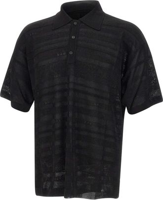 Laneus Homme, Pulls, Noir, Taille: L Polo Tricot&eacute;