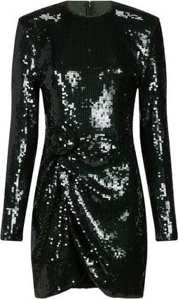 Rotate Robe courte &agrave; sequins et noeud &agrave; la taille