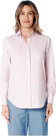 Caliban Femme, Blouses et Chemises, Multicolore, Taille: 38 FR Camicia in tessuto tecnico no stiro