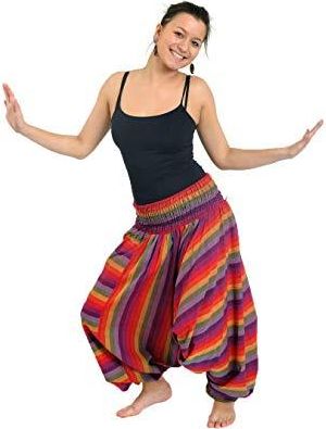 Fantazia Sarouel Fun Rainbow Punky - Taille Unique Jaune