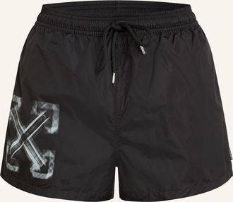 Off-white Badeshorts schwarz