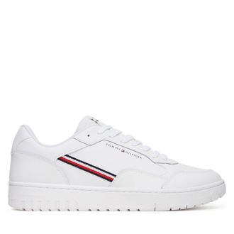 Tommy Hilfiger Sneakers Tommy Hilfiger Th Basket Core Stripes FM0FM05631 Wei&szlig;