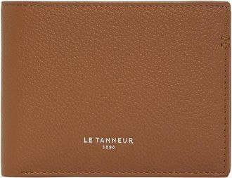 Le Tanneur Portefeuille zipp&eacute; horizontal Lucien en cuir grain&eacute;