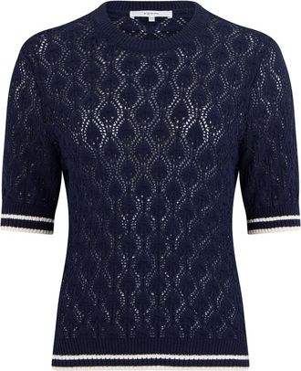 Frame Denim Femme, Pulls, Bleu, Taille: 40 FR Tricots