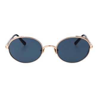 Matsuda Lunettes de soleil &agrave; protections lat&eacute;rales - unisex - Accessoires - Jaune - Taille: 51 MM