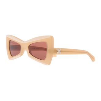 Off-white Off White - Nashville Eckig-Sonnenbrille (Sandbraun)