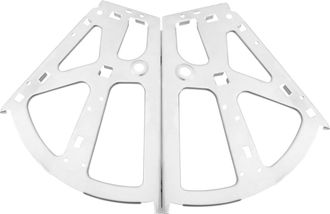 Cabilock 2 Stück Doppelstöckiger Schuhschrank kippständer aus Gebürstetem Edelstahl mit Zubehör Robustes Schuhregal mit Praktischem Kippmechanismus für Heimgeb