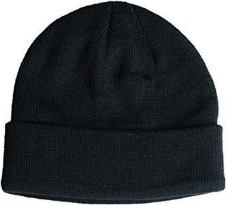 Mil-Tec Miltec Bonnet Acrylique Maille Fine, Noir, OneSize Homme