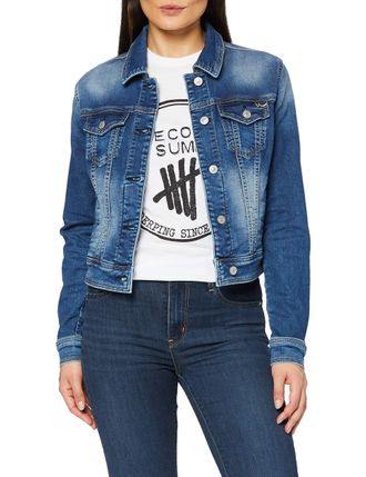 LTB Jeans Jeans Damen Destin Jeansjacke, Eternia Wash 50864, XXL