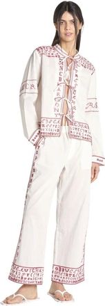 Sea NY Femme, V&ecirc;tements de nuit et de d&eacute;tente, Blanc, Taille: 38 FR Kit PJ Set