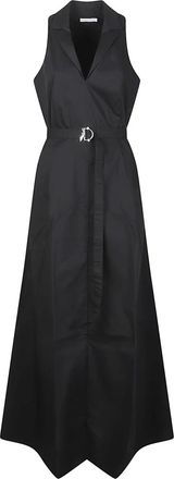 Patrizia Pepe Femme, Robes, Noir, Taille: 42 FR Maxi Robes