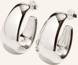 Pompidou Ohrringe Elia Oval Stud By Glambou silber