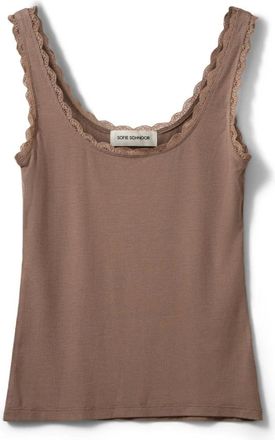 Sofie Schnoor Femme, Tops, Brun, Taille: 36 FR Hauts sans manches