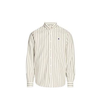 Faguo Chemise droite aspect ray&eacute; en coton