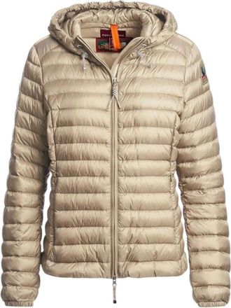 Parajumpers Femme, Vestes, Beige, Taille: 38 FR Genie Hooded Down Jacket