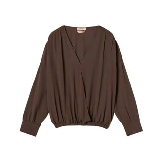 Twinset Blouses - Femme - Blouses et Chemises - Brun - Taille: 40 FR