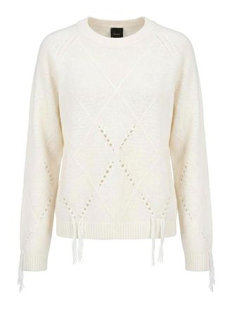 Pinko Pull Col Rond - Beige