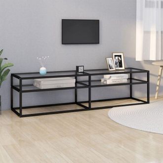 vidaXL vidaXL TV-Schrank Transparent 160x40x40,5 cm Hartglas