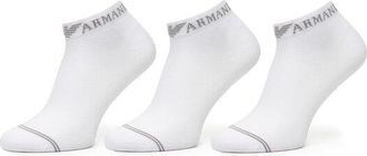 Emporio Armani Kurze Socken EW000584 AF20515 M0172 Wei&szlig;