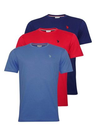 U.S.Polo Association T-Shirt T-Shirt 3 Pack Kurzarmshirt (3-tlg., 3)