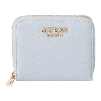 Guess Portefeuille Laurel zipp&eacute; - Femme - Accessoires - Bleu - Taille: ONE Size