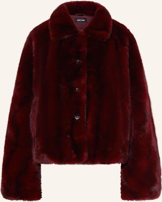 Meotine Meotine Kunstfell-Jacke Kelly rot
