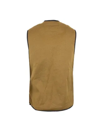 Barbour Mens Acrylic Fleece Gilet Brown Waistcoats & Gilets