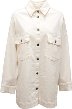 Vicolo Femme, Vestes, Blanc, Taille: ONE Size Dx5029 Oversize Jacket