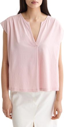 Scotch & Soda Drapiertes T-Shirt mit V-Ausschnitt, Br&uuml;niertes Flieder U633, XL