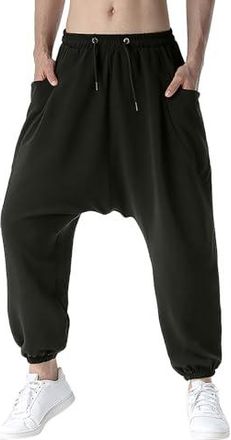 Generic Pantalon Jogging Homme Coton Pantalons de Sport D&eacute;contract&eacute; Pantalon Homme Printemps &Eacute;t&eacute; Mode Casual Impression 3D Color Block L&eacute;ger Tendance Conforta