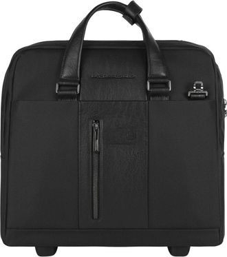 Piquadro unisex, Sacs, Noir, Taille: ONE Size Sacoche fine pour ordinateur portable &agrave; roulettes 15,6