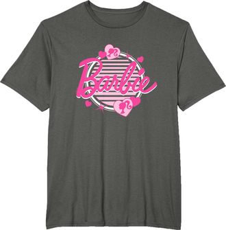 BARBIE Pinkes Logo mit Herzen T-Shirt