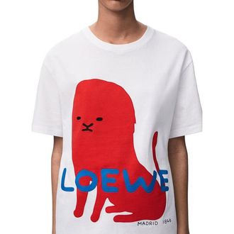 Loewe Capsule 180 ans - T-shirt classique imprim&eacute; en coton