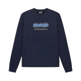 Emporio Armani Train Visibility Sweatshirt - - Sweatshirts & Hoodies - Herren - Blau - M