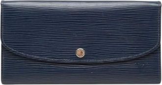 Louis Vuitton Portefeuille Long Pre-owned (bi-pli) - Femme - Pre-owned - Bleu - Taille: ONE Size