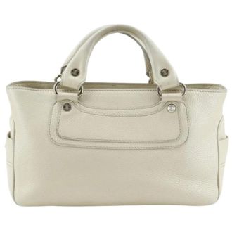 Celine Pre-owned Boogie Calf Handbag - Femme - Pre-owned - Beige - Taille: ONE Size