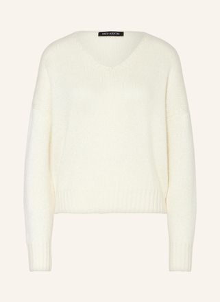 Iris Von Arnim Iris Von Arnim Seidenpullover Malva weiss