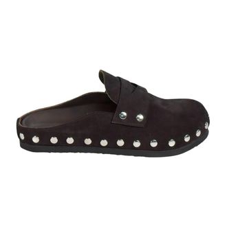 Vic Mati&eacute; Sabot Boh&egrave;me en Daim - Femme - Chaussures - Brun - Taille: 37 EU