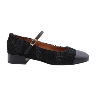&Aacute;ngel Alarc&oacute;n Ballerina Schuhe mit Perga Details - - Shoes - Damen - Schwarzk - 36 EU