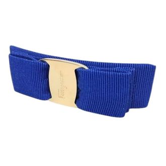 Ferragamo Barrette Pre-owned - Femme - Pre-owned - Bleu - Taille: ONE Size