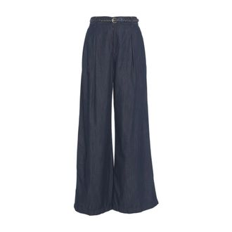 Liu Jo Ausgestellte Denim Hose Blau - - Trousers - Damen - Blau - W28