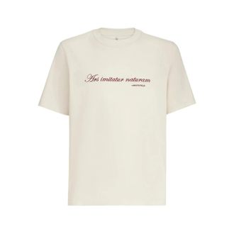 Brunello Cucinelli Rundhals-T-Shirt - - Tops - Herren - Beige - L