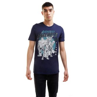 MARVEL Herren Team Avengers T-Shirt, Navy Blue, X-Large (42er Pack)